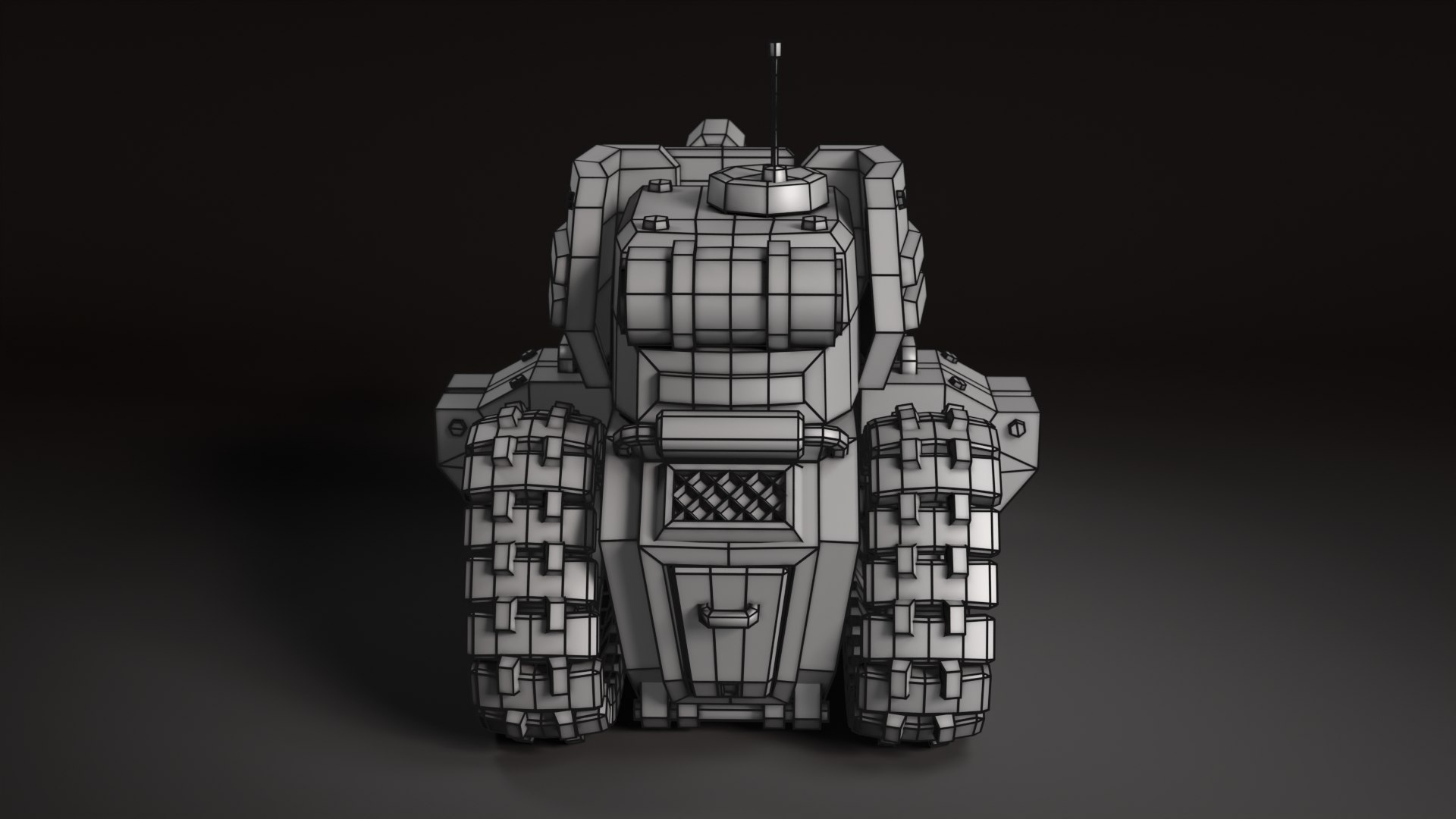 Stylized Tank 3D Model - TurboSquid 2309338