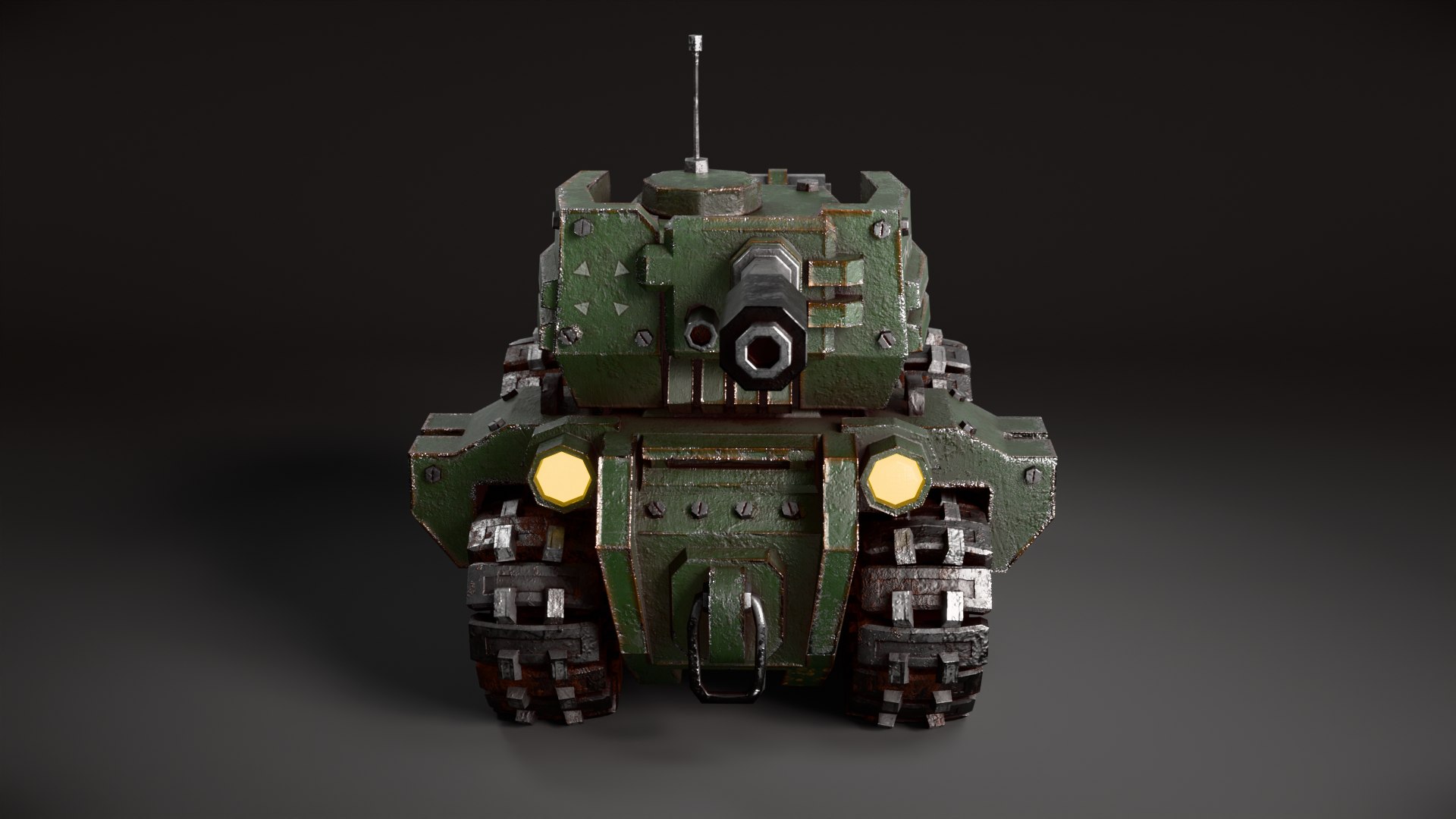 Stylized Tank 3D Model - TurboSquid 2309338