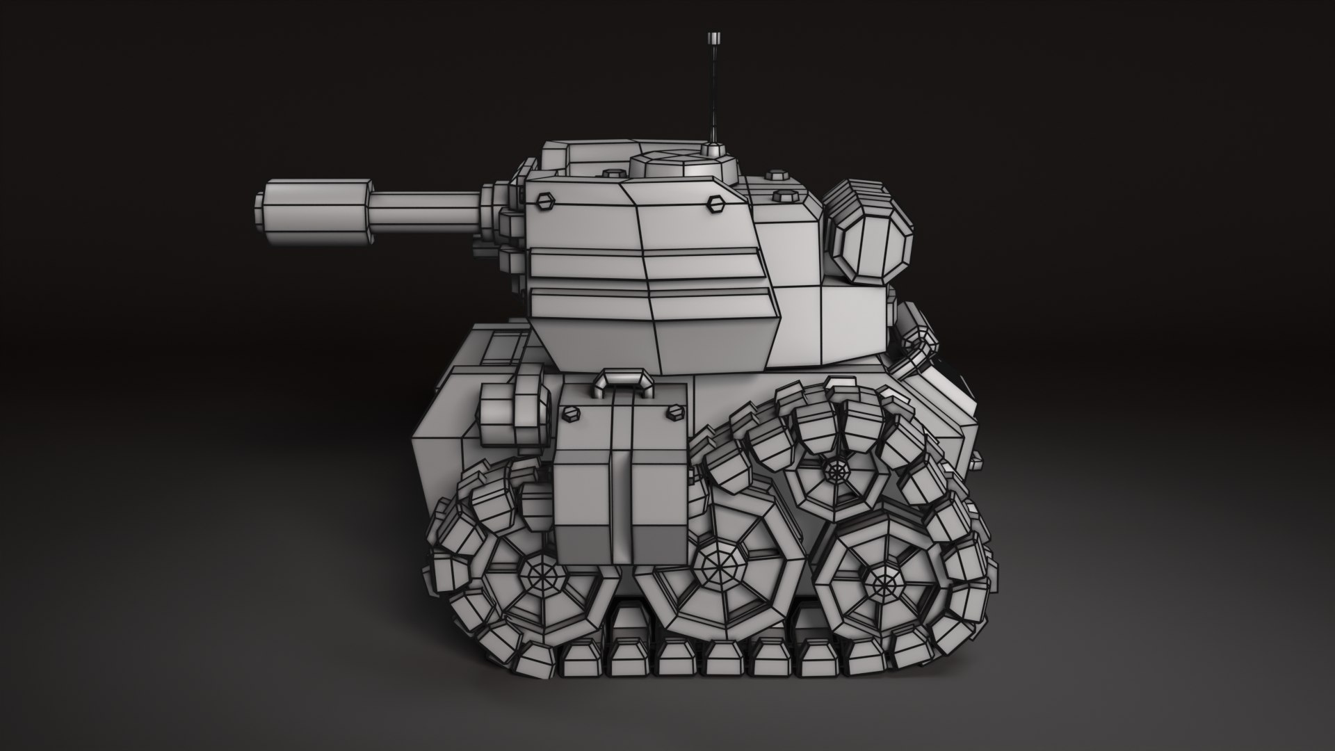 Stylized Tank 3D Model - TurboSquid 2309338