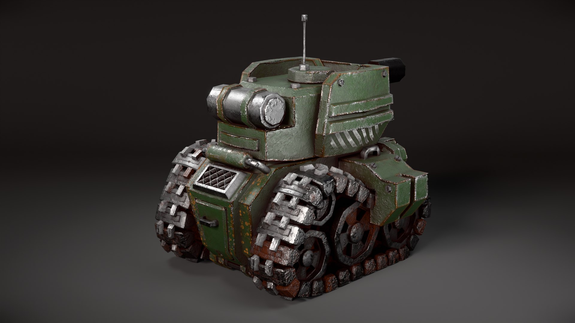 Stylized Tank 3D Model - TurboSquid 2309338