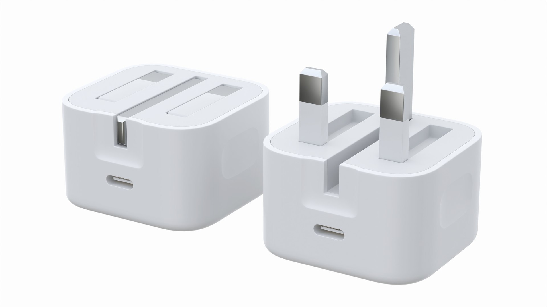 Apple 20W USB-C Power Adapter UK 3D - TurboSquid 2237962
