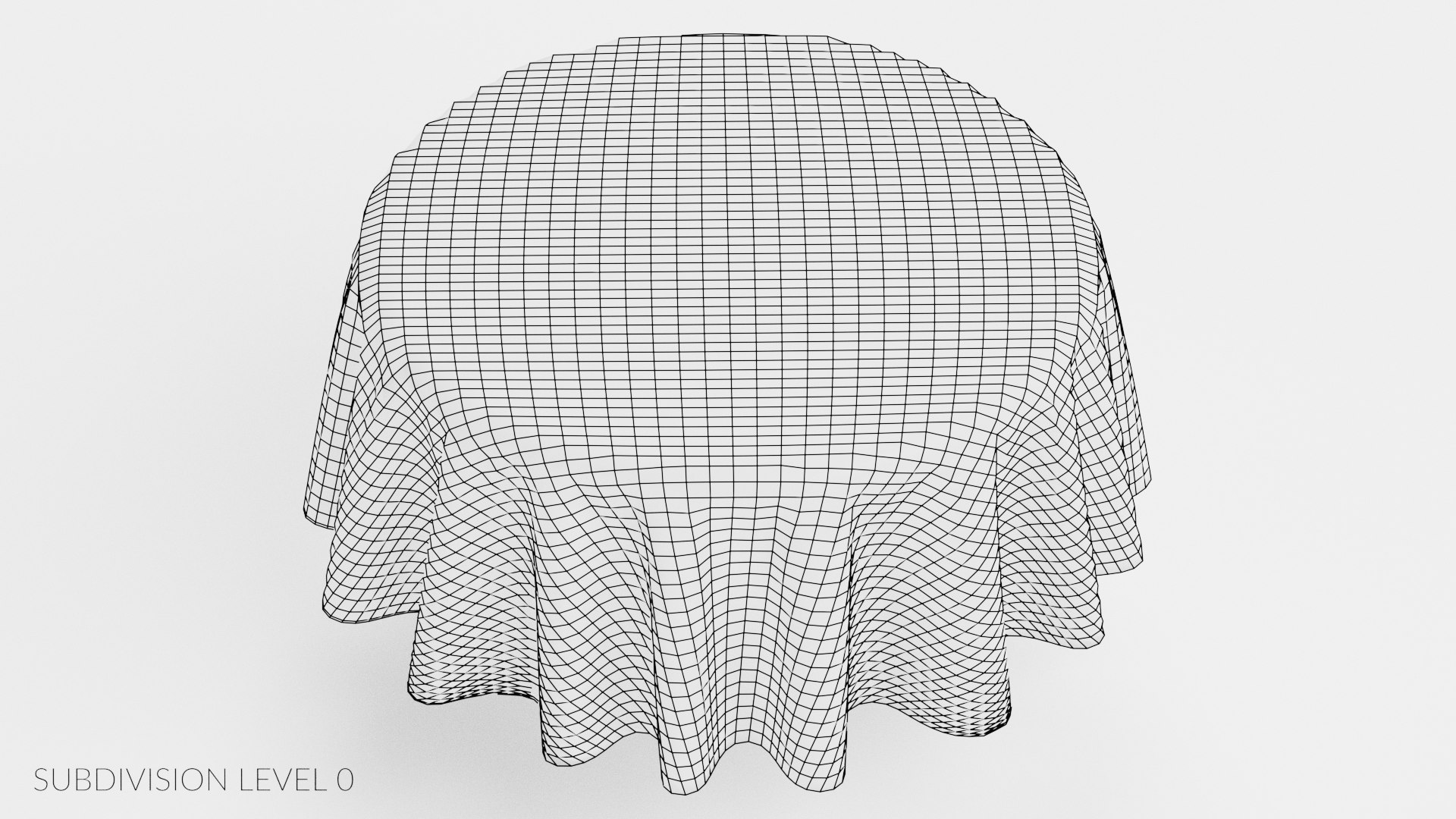 3D Table Cloth Tablecloth - TurboSquid 1507168