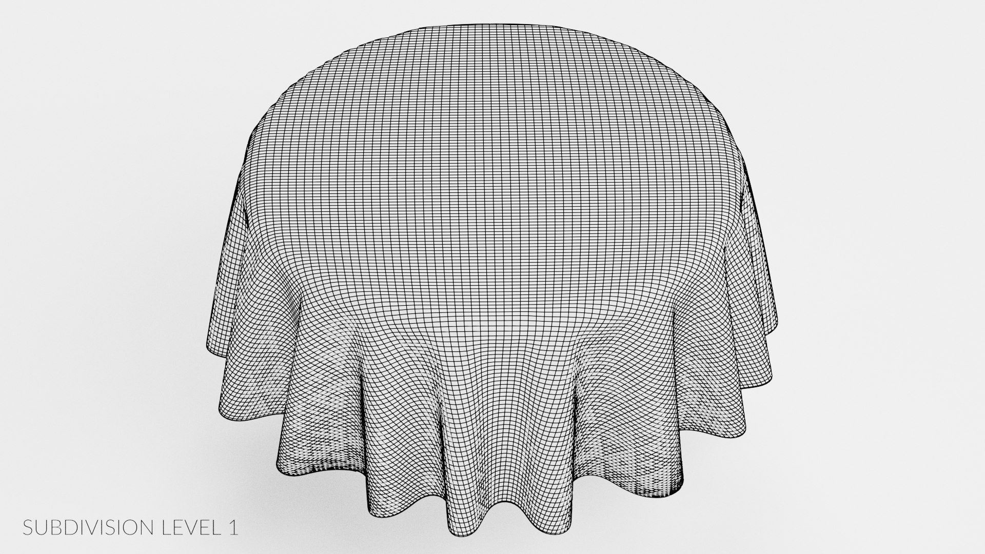 3D Table Cloth Tablecloth - TurboSquid 1507168