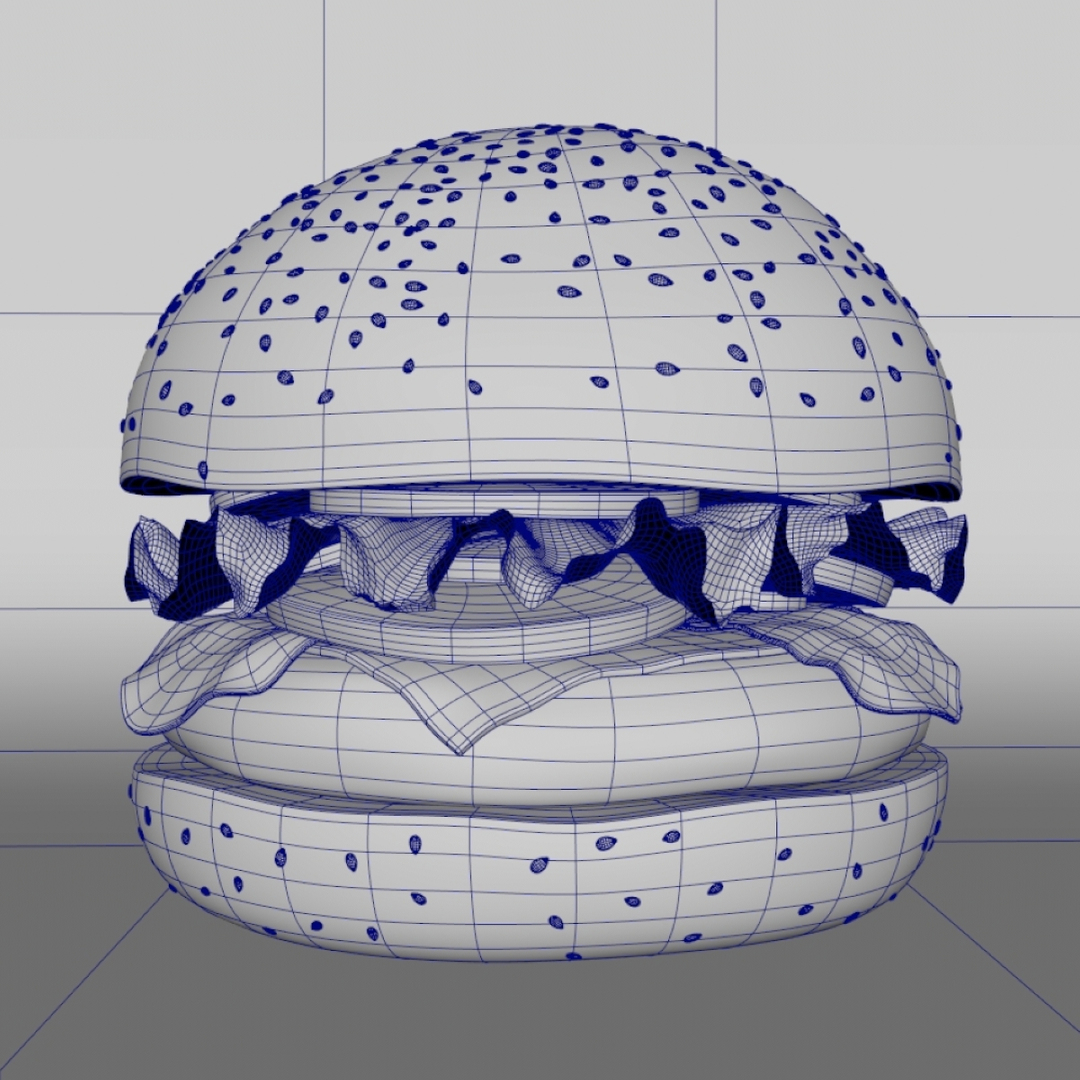 Burger 3D Model - TurboSquid 1464394