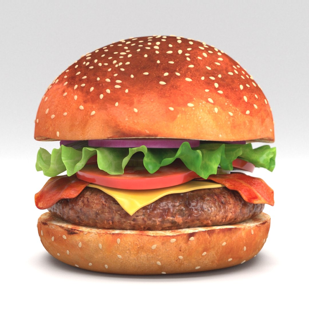 Burger 3D model - TurboSquid 1464394