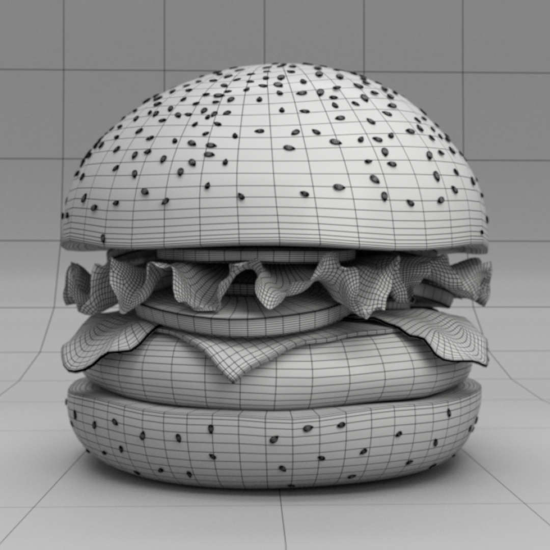 Burger 3D Model - TurboSquid 1464394