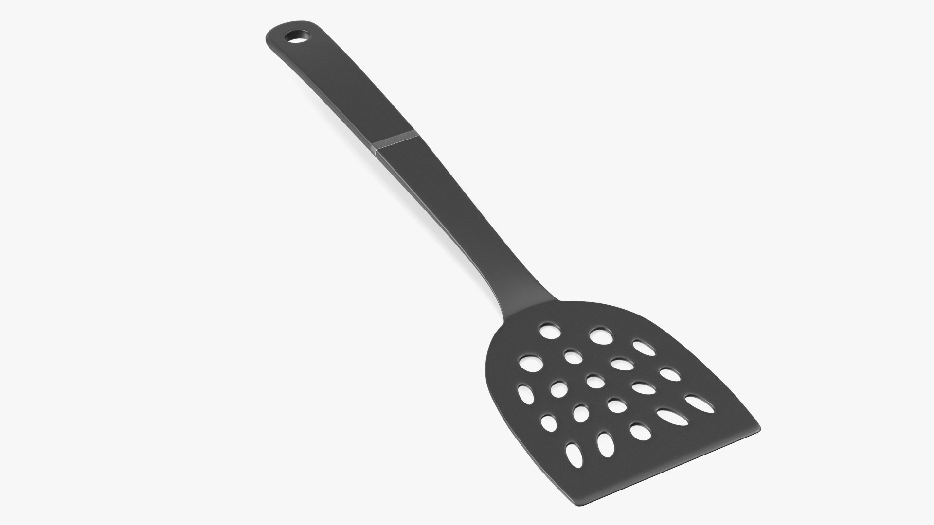 3D model Nylon Black Frying Spoon - TurboSquid 2130990