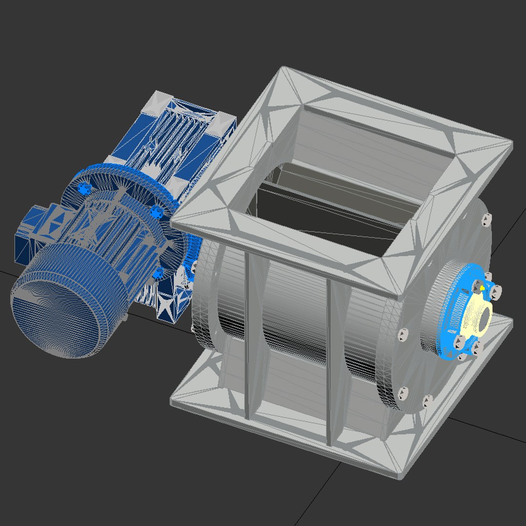 3D Rotar Rotary Feeder Model - TurboSquid 1435383