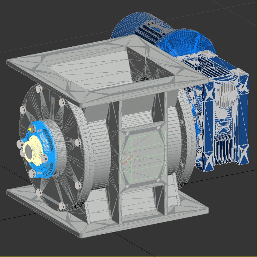 3D Rotar Rotary Feeder Model - TurboSquid 1435383