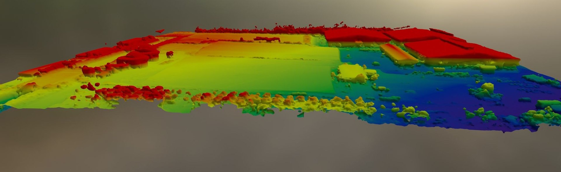 3D Topography with height in color display - TurboSquid 2024146