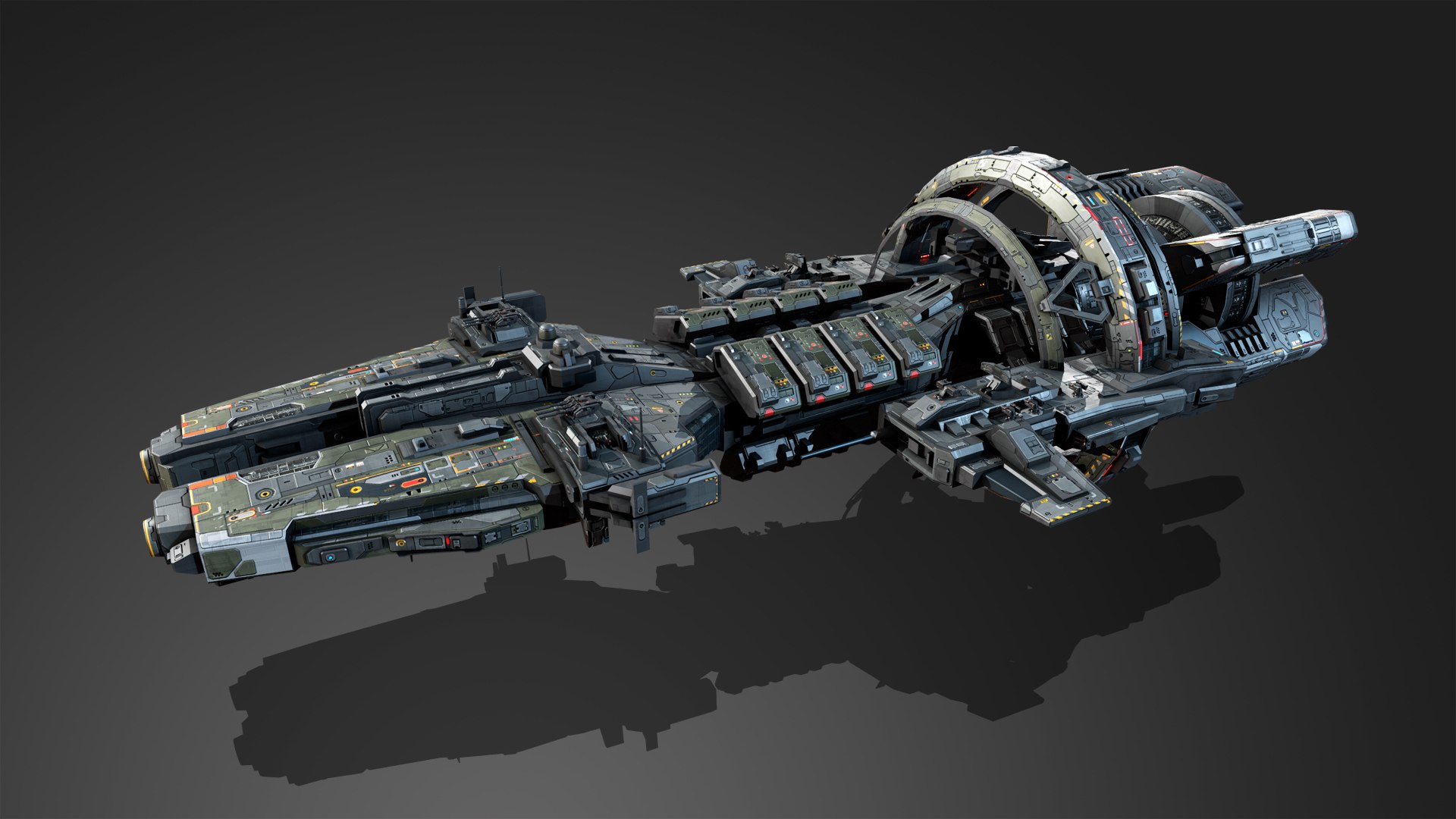 3D Scifi Commander Ship G7 Model - TurboSquid 1274365