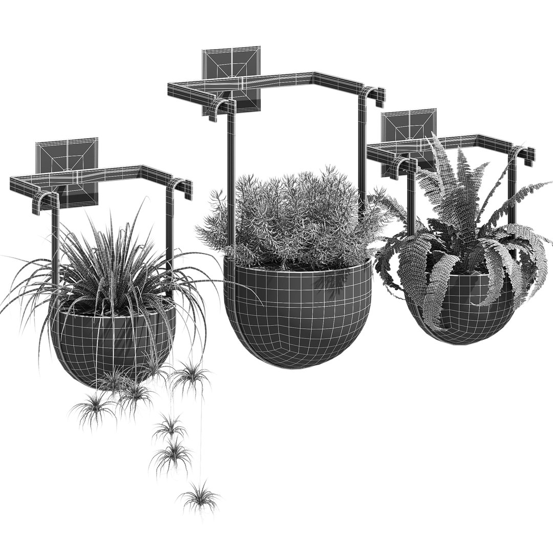 Benton Hanging Pot 3D Model - TurboSquid 2161214