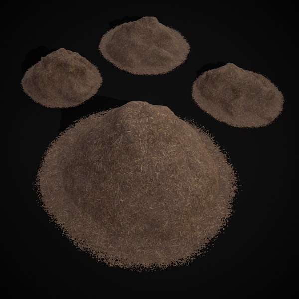 Pewter Chunks 3D model - TurboSquid 1758799