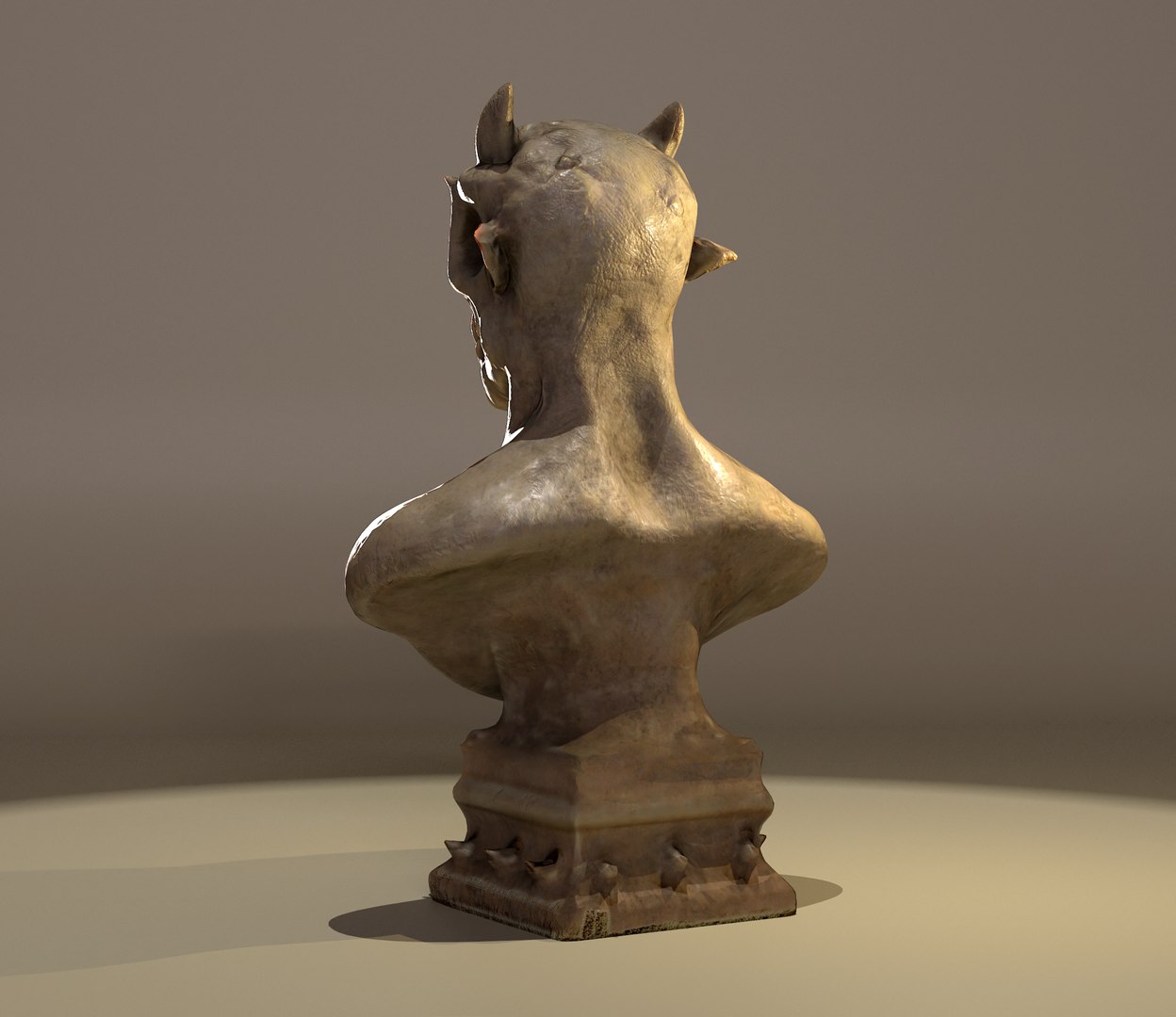 Sculpture Demon Bust 3D Model model - TurboSquid 1856395