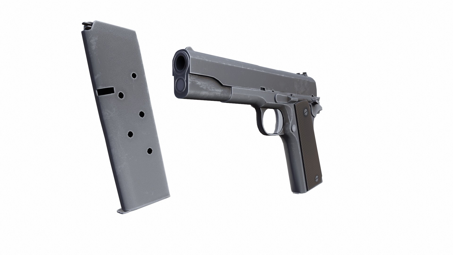 GUN M1911 3D Model - TurboSquid 2428964