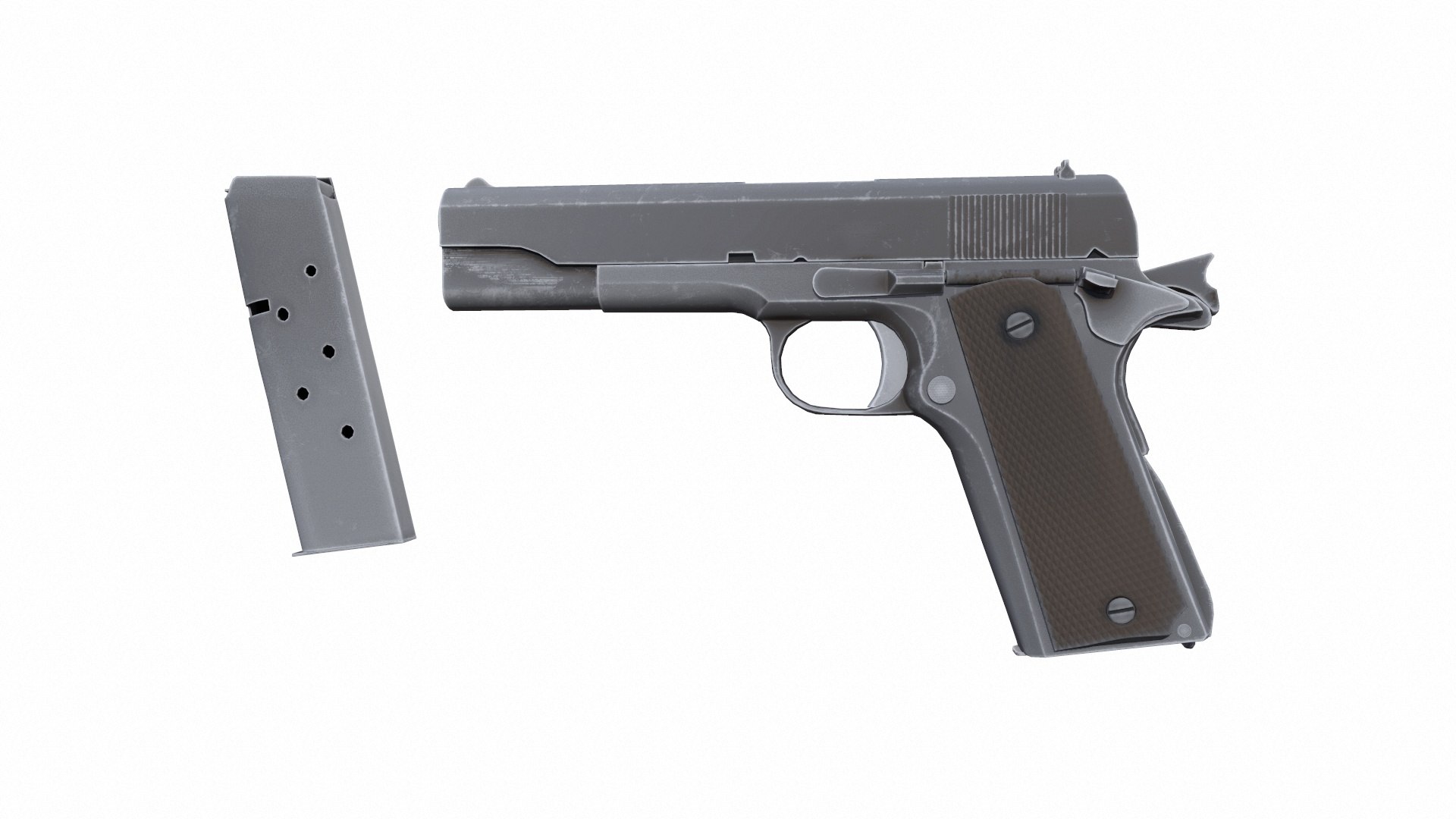 GUN M1911 3D Model - TurboSquid 2428964