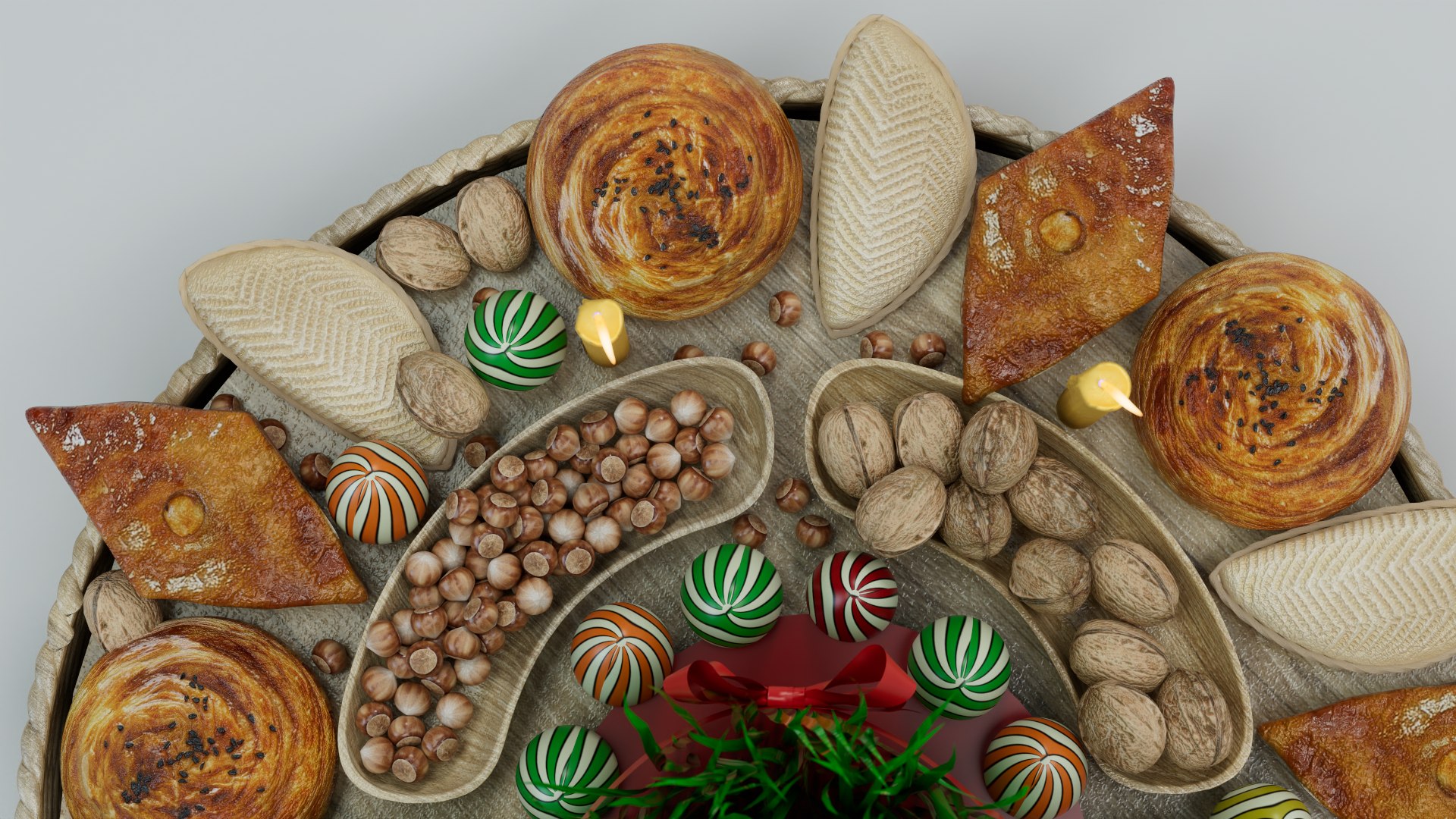 3D Model Samani- Realistic Novruz Khoncha 3D Model - TurboSquid 2374371