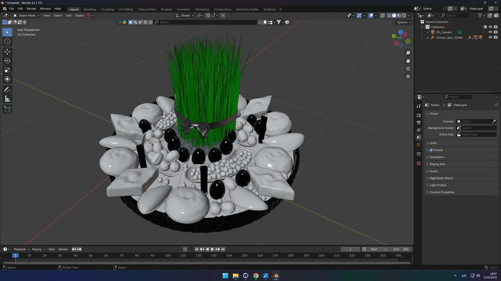 3D Model Realistic Novruz Khoncha 3D Model - TurboSquid 2374371