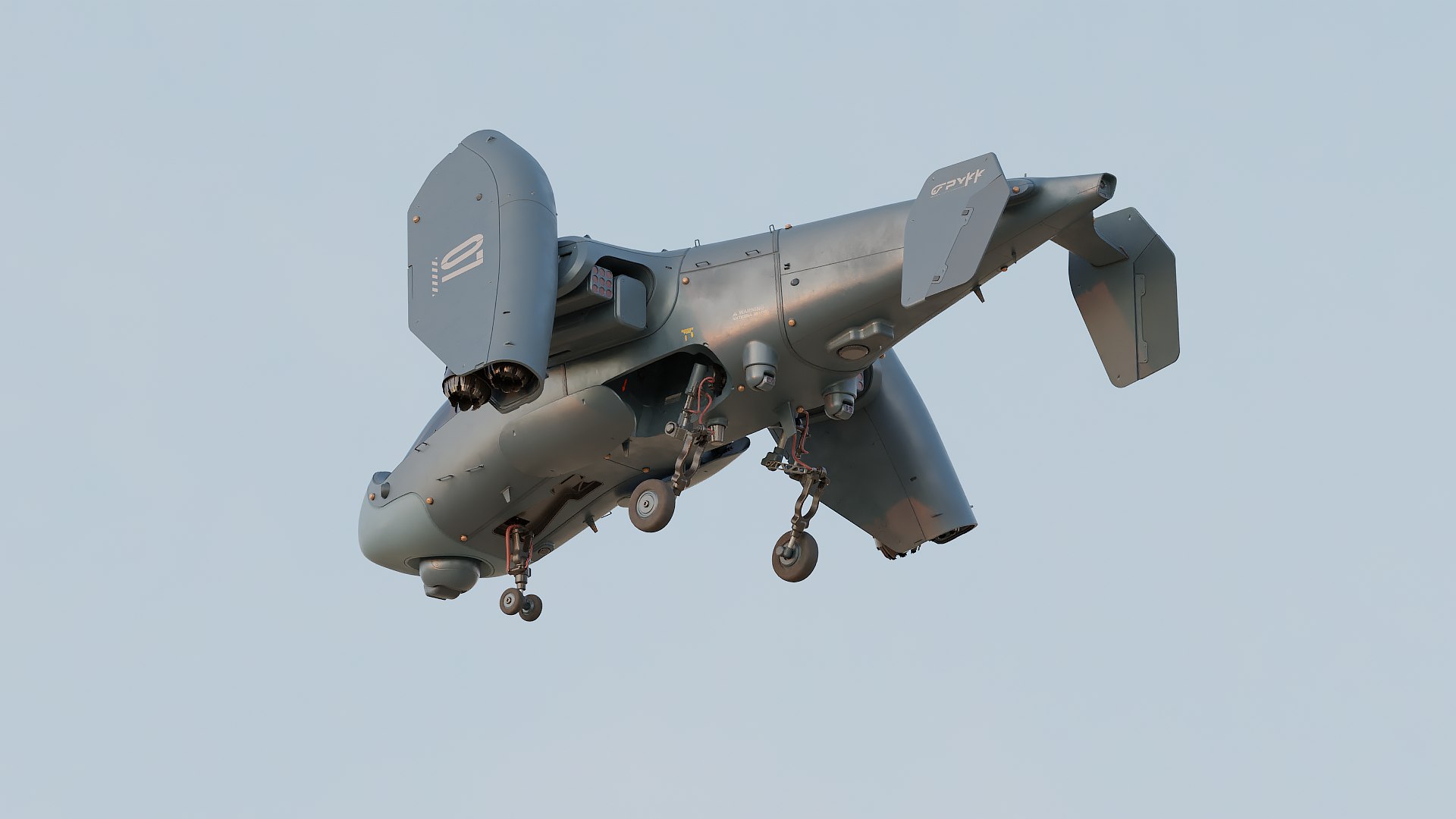 Ka-552 Attack VTOL 3D Model - TurboSquid 2392139