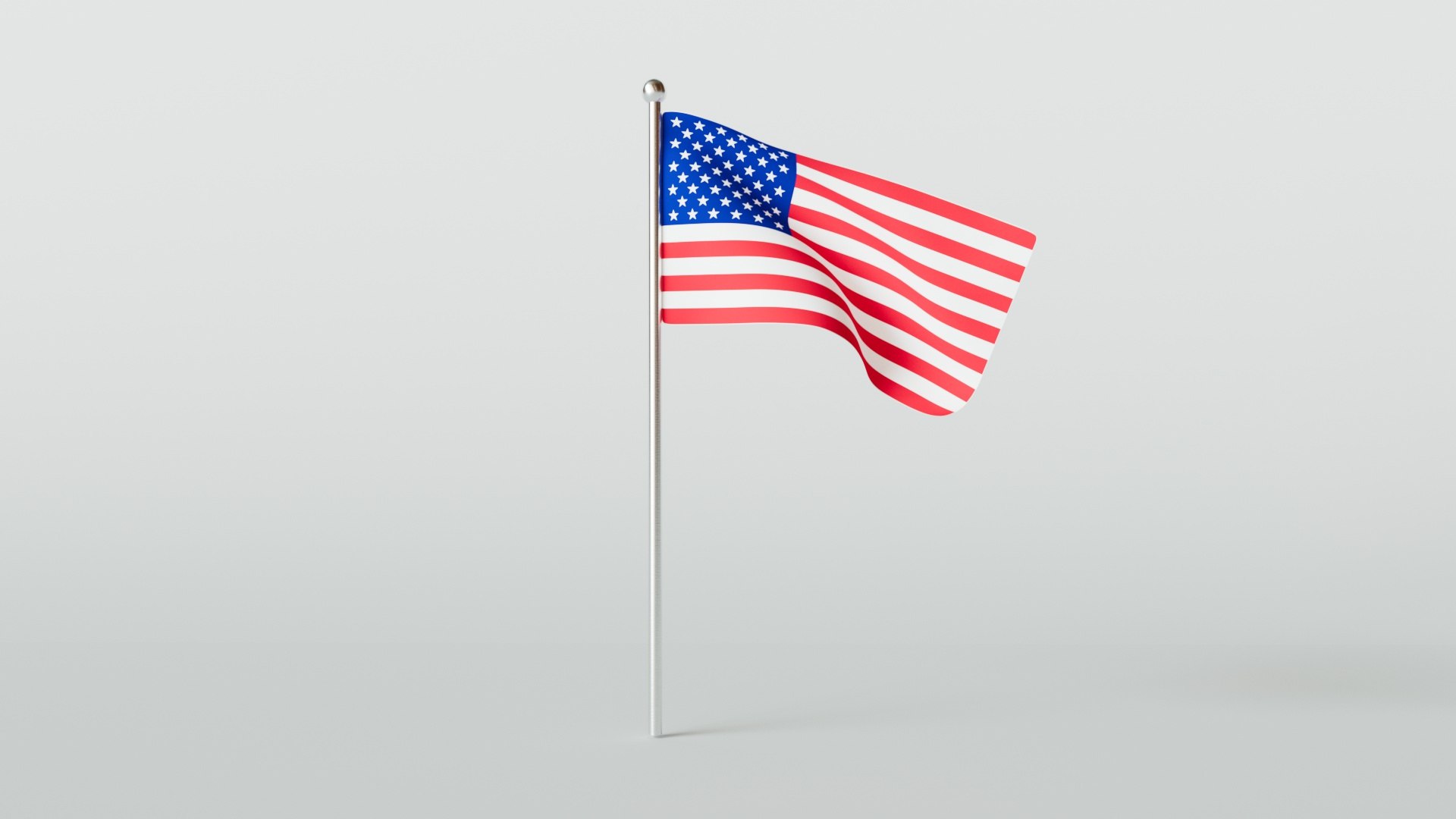 American Flag 3D - TurboSquid 1560044
