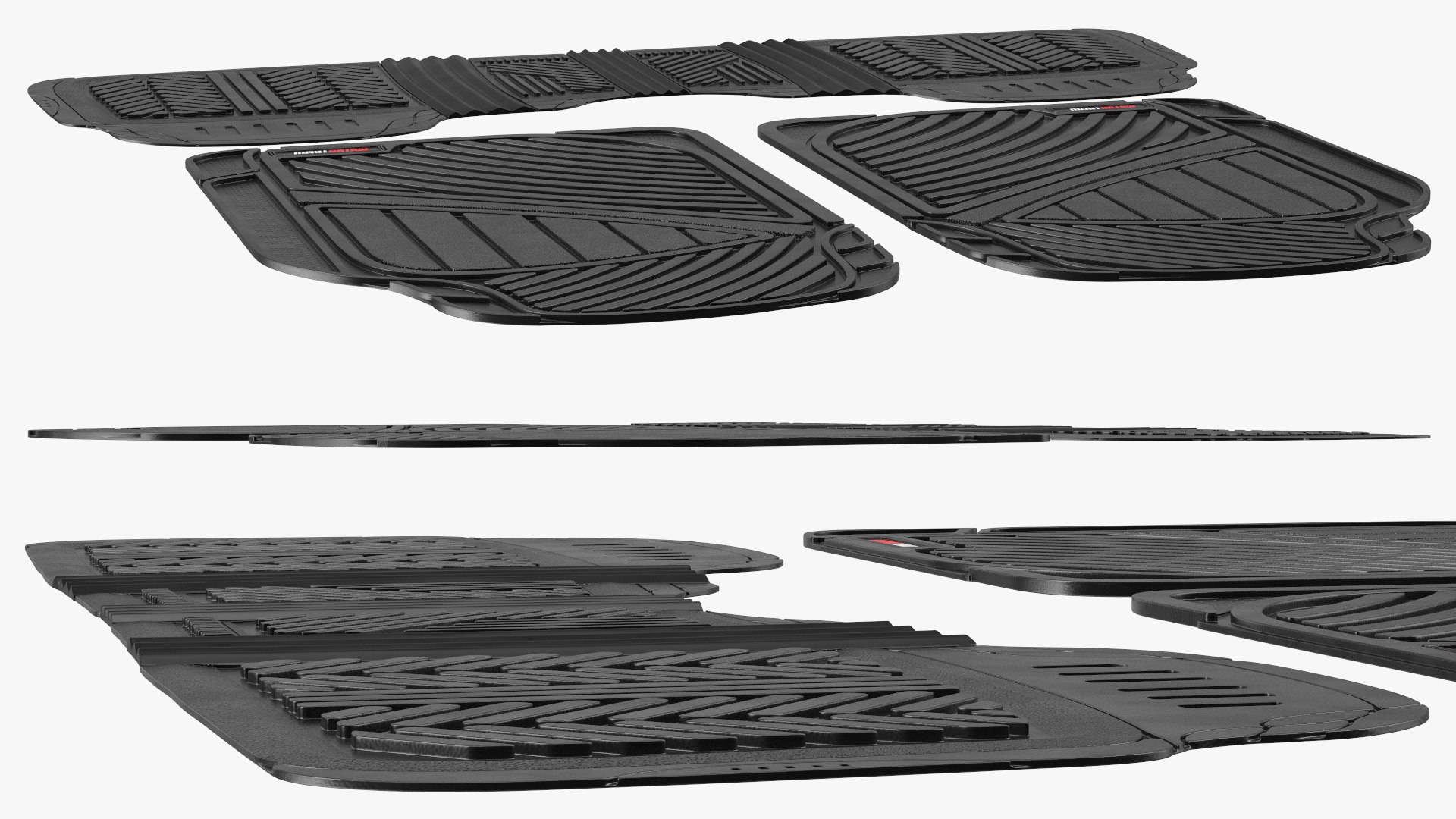 Motor Trend All-Season Rubber Car Mats Rigged 3D Model - TurboSquid 1966218