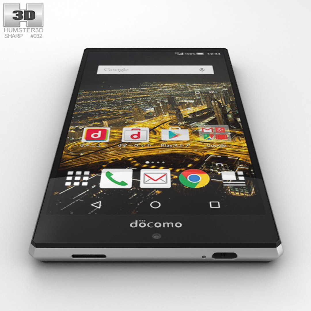 Sharp sh-03g aquos 3D - TurboSquid 1182217