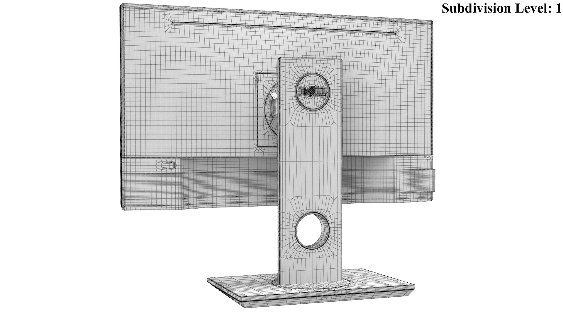 Detailed Dell Computer Screen model - TurboSquid 2008050