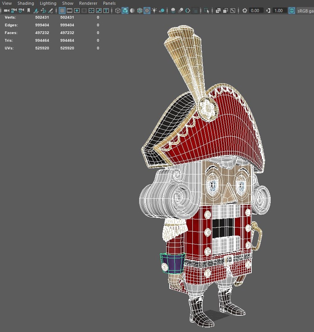 Nutcracker Character 3D Model - TurboSquid 1448207