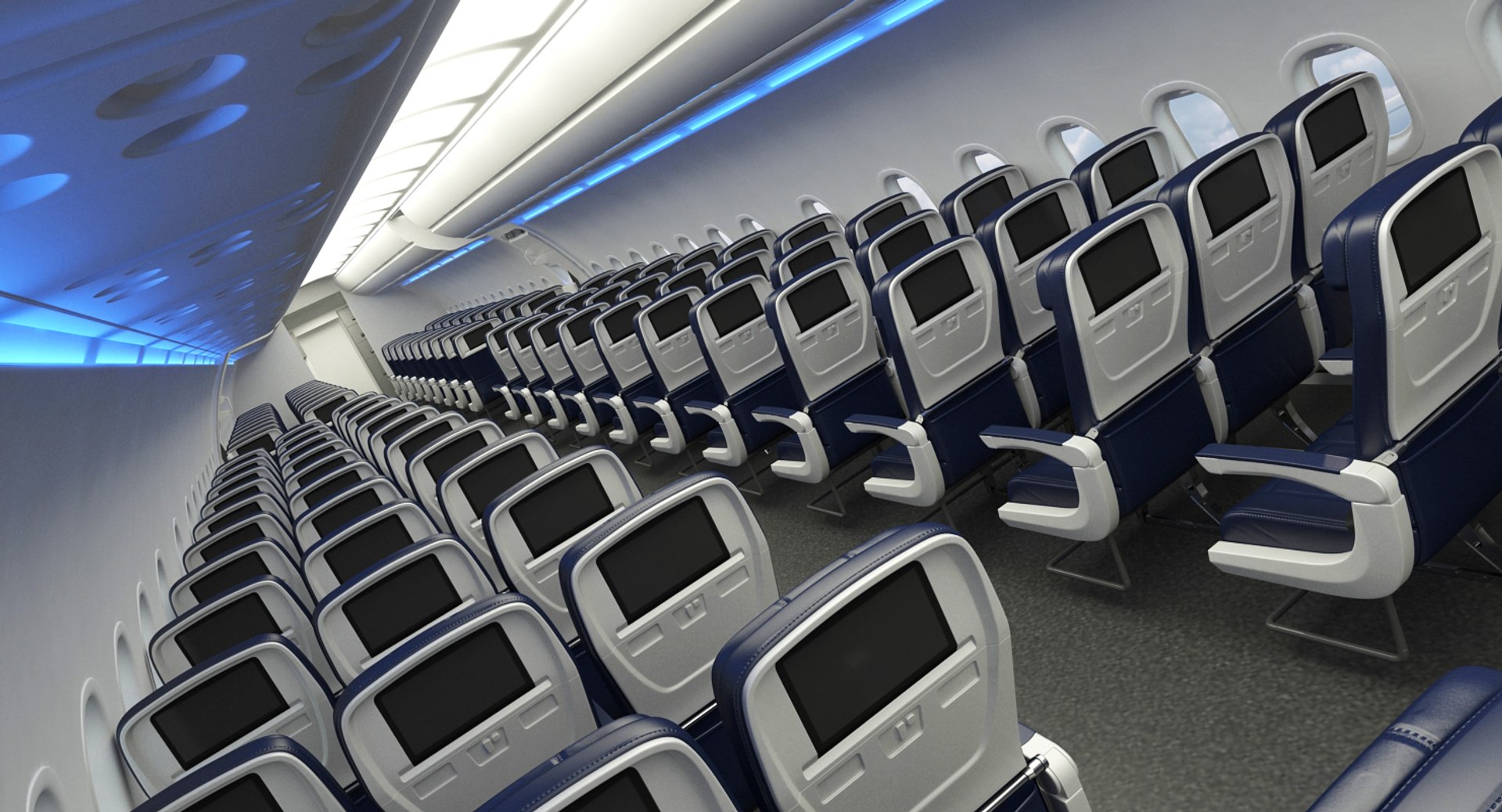 3D airbus a321 interior cockpit - TurboSquid 1300250