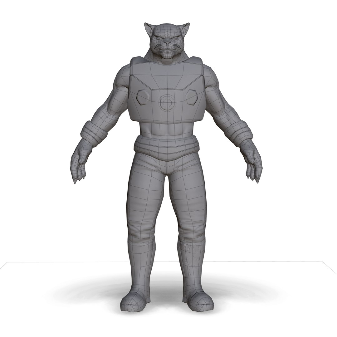 Cat catman 3D model - TurboSquid 1274713
