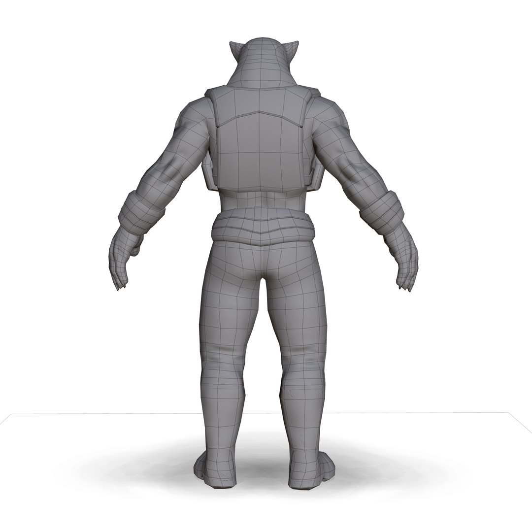 Cat catman 3D model - TurboSquid 1274713