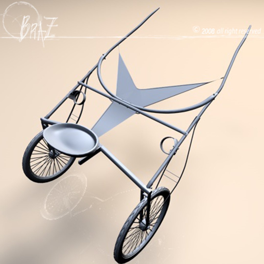 3d Model Racing Sulky