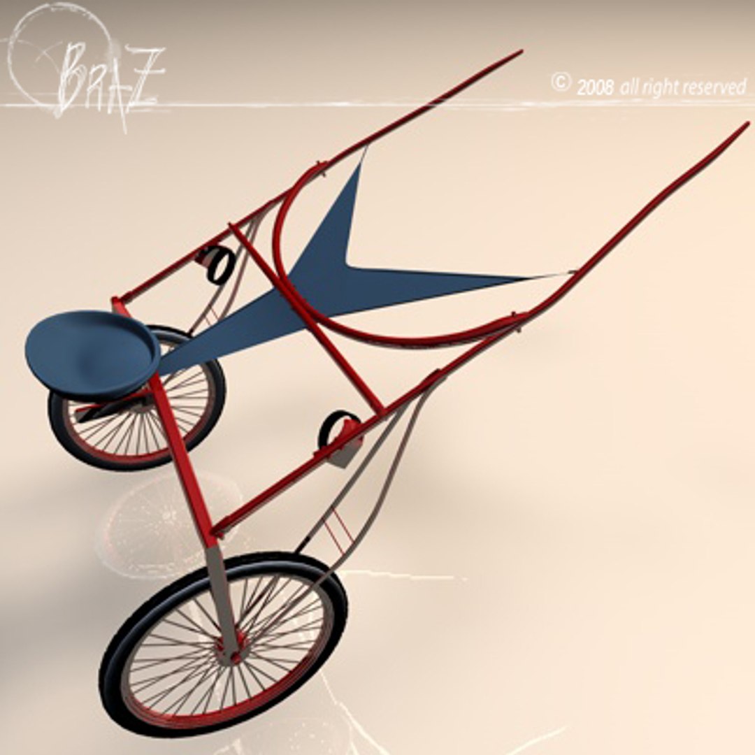 3d Model Racing Sulky