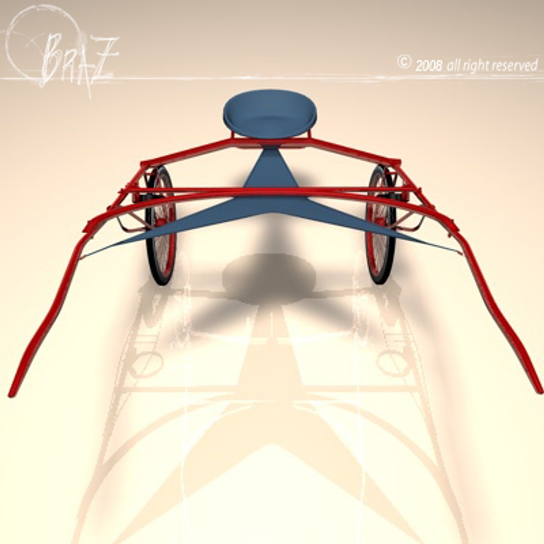 3d Model Racing Sulky