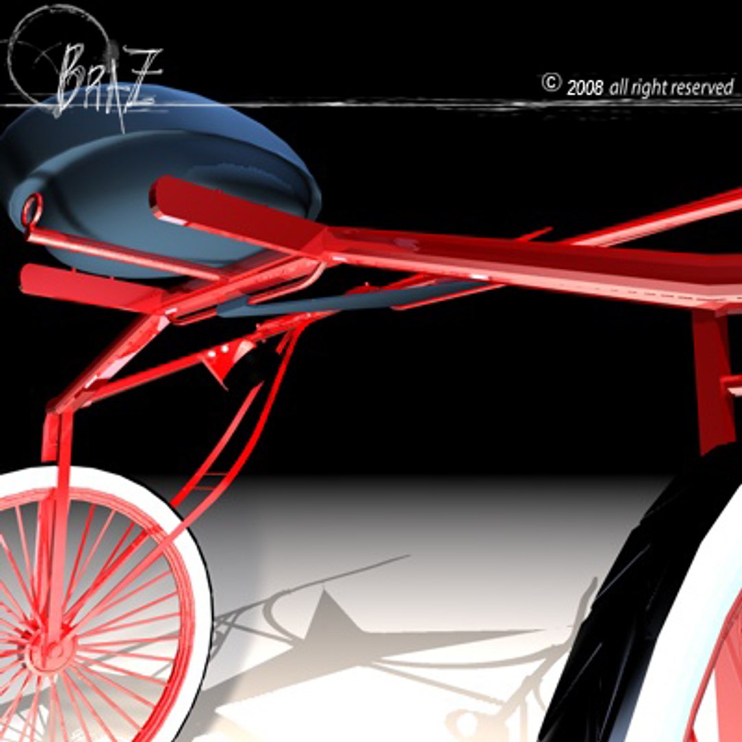 3d Model Racing Sulky