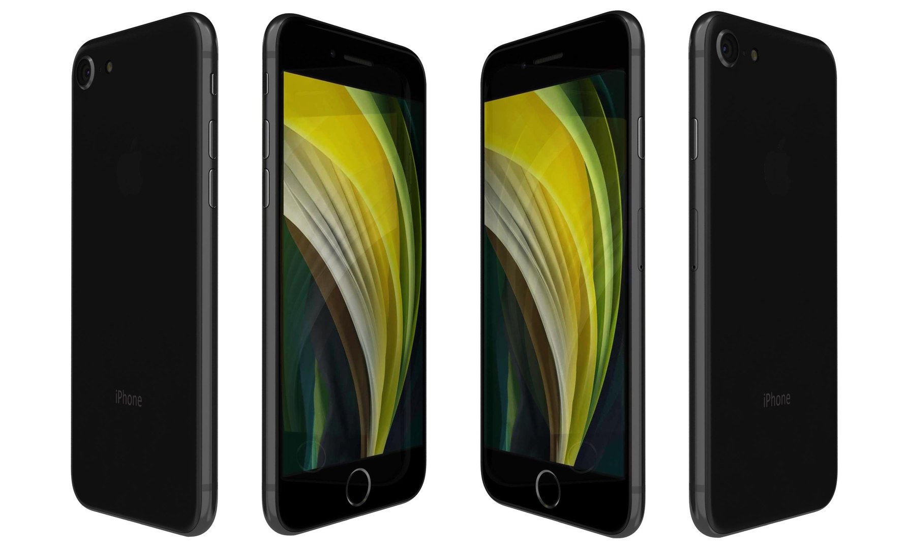 Apple iphone se 2020 3D model - TurboSquid 1545966