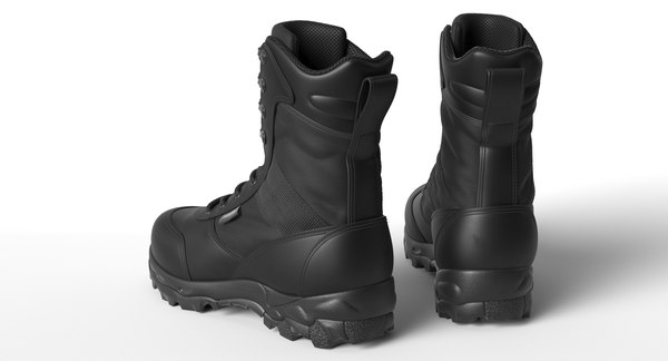 3D blackhawk warrior boots black - TurboSquid 1324719