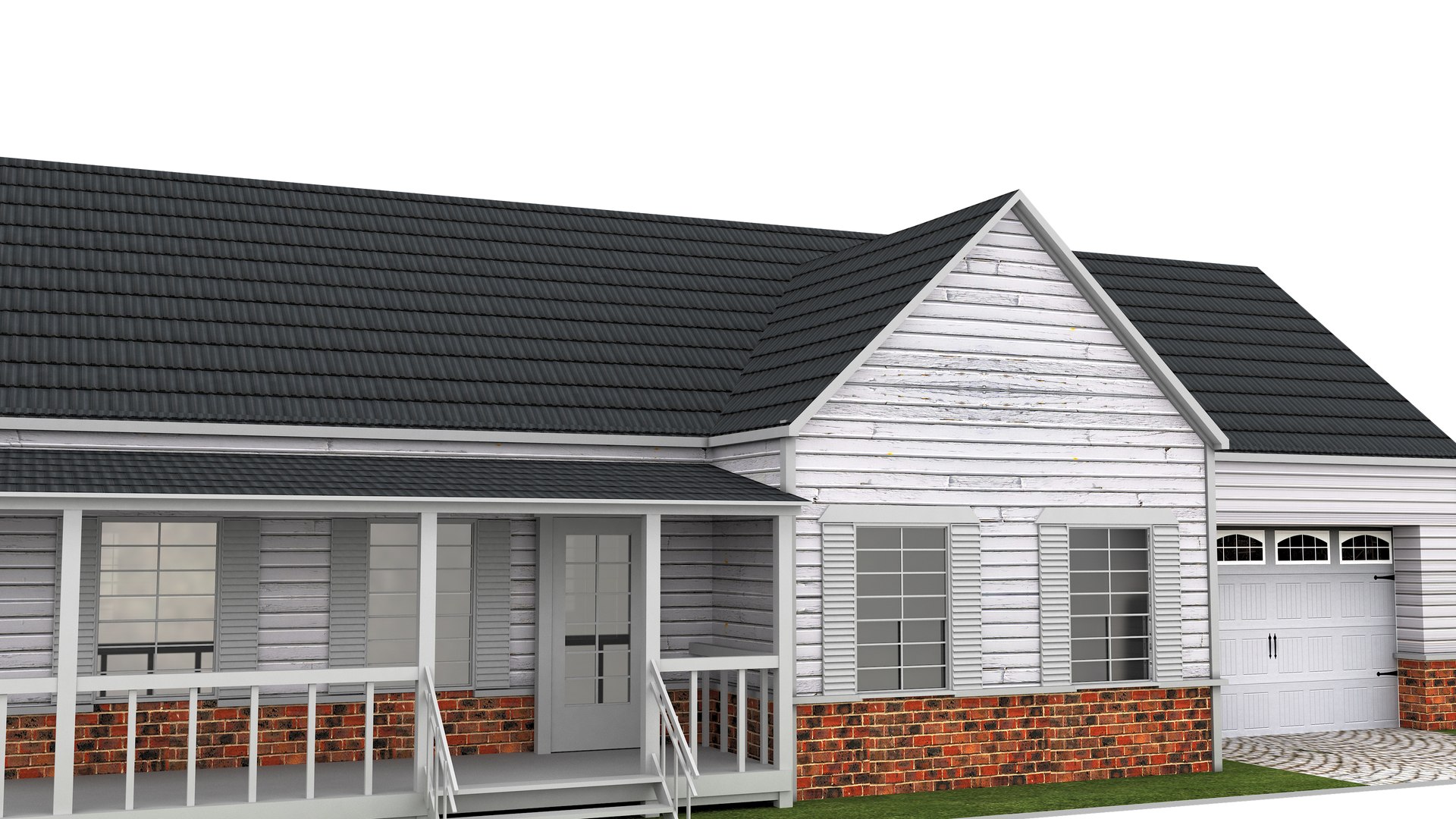 3D Neighborhood Houses Model - TurboSquid 1568298