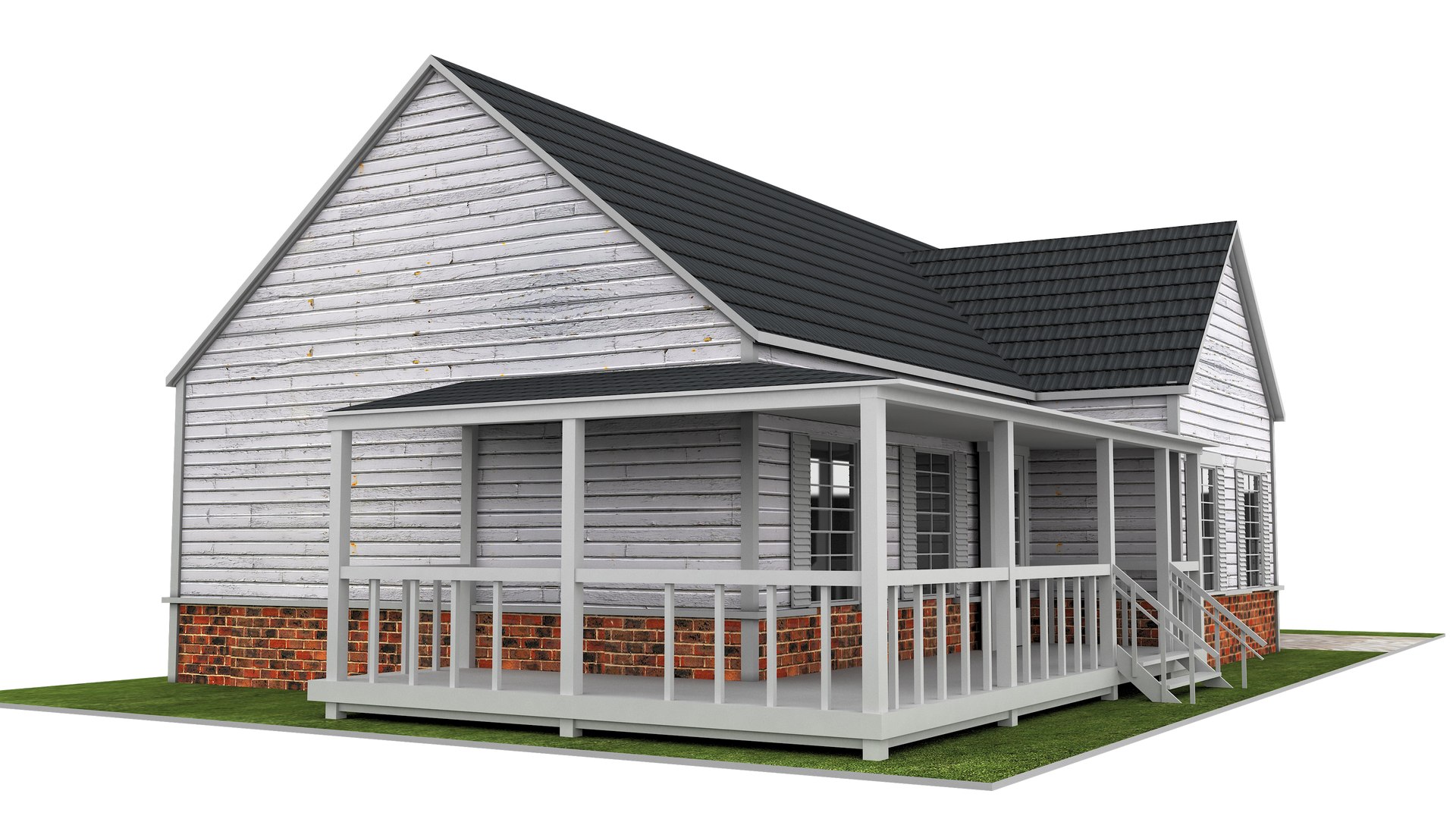 3D Neighborhood Houses Model - TurboSquid 1568298