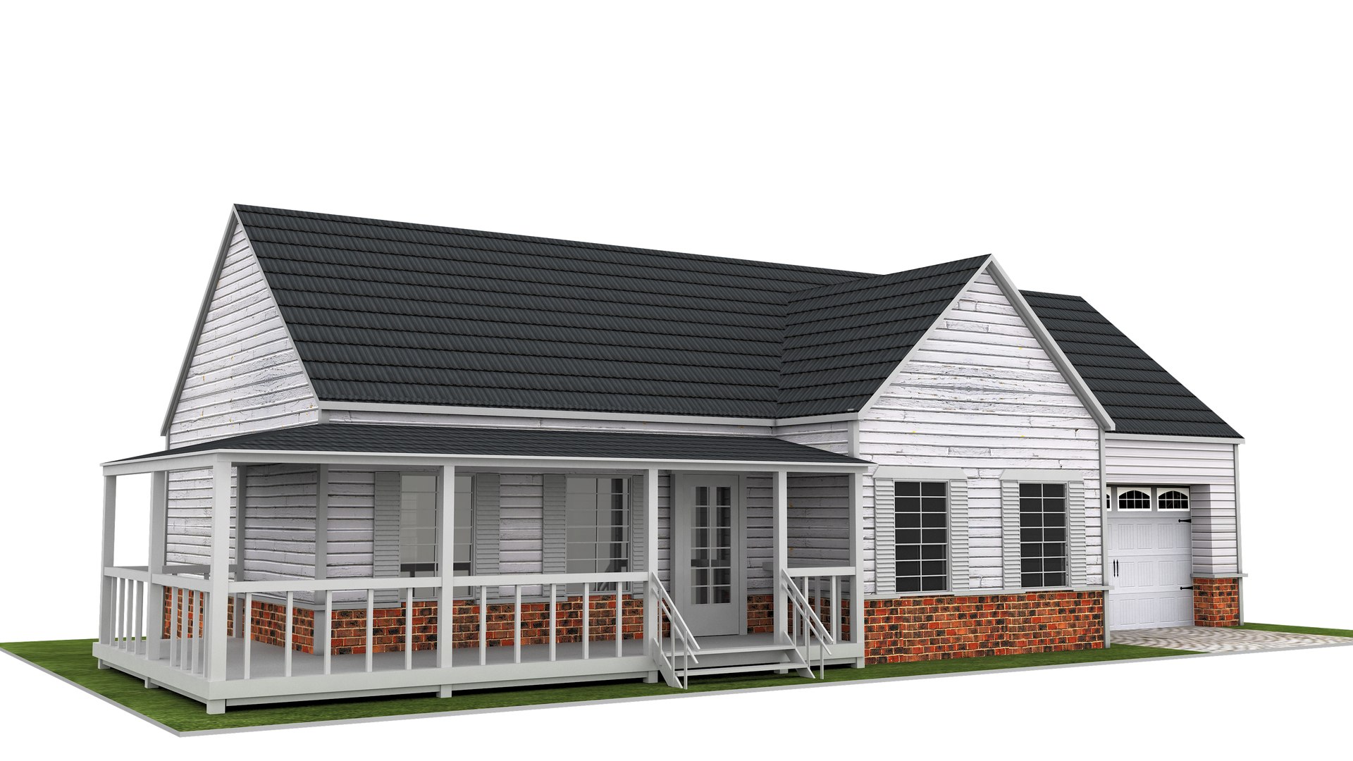 3D Neighborhood Houses Model - TurboSquid 1568298