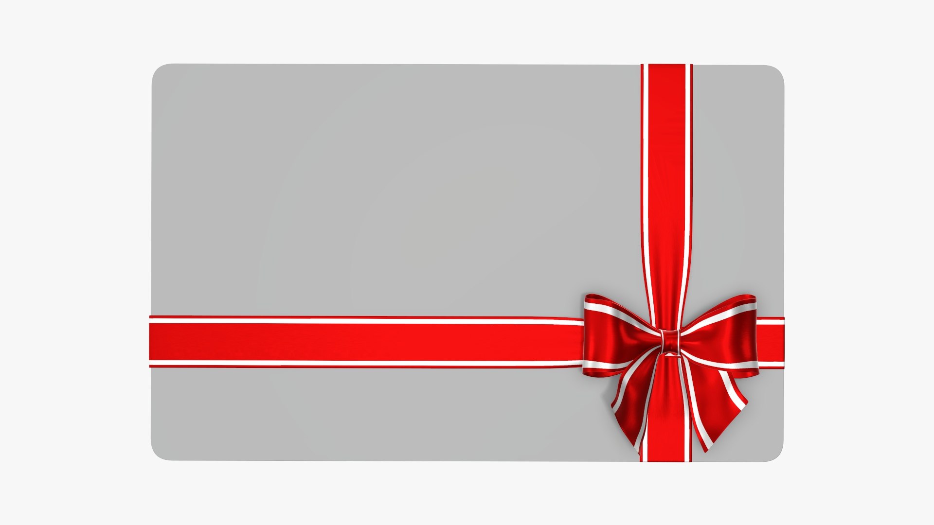 Christmas gift ribbon 3D model - TurboSquid 1644853