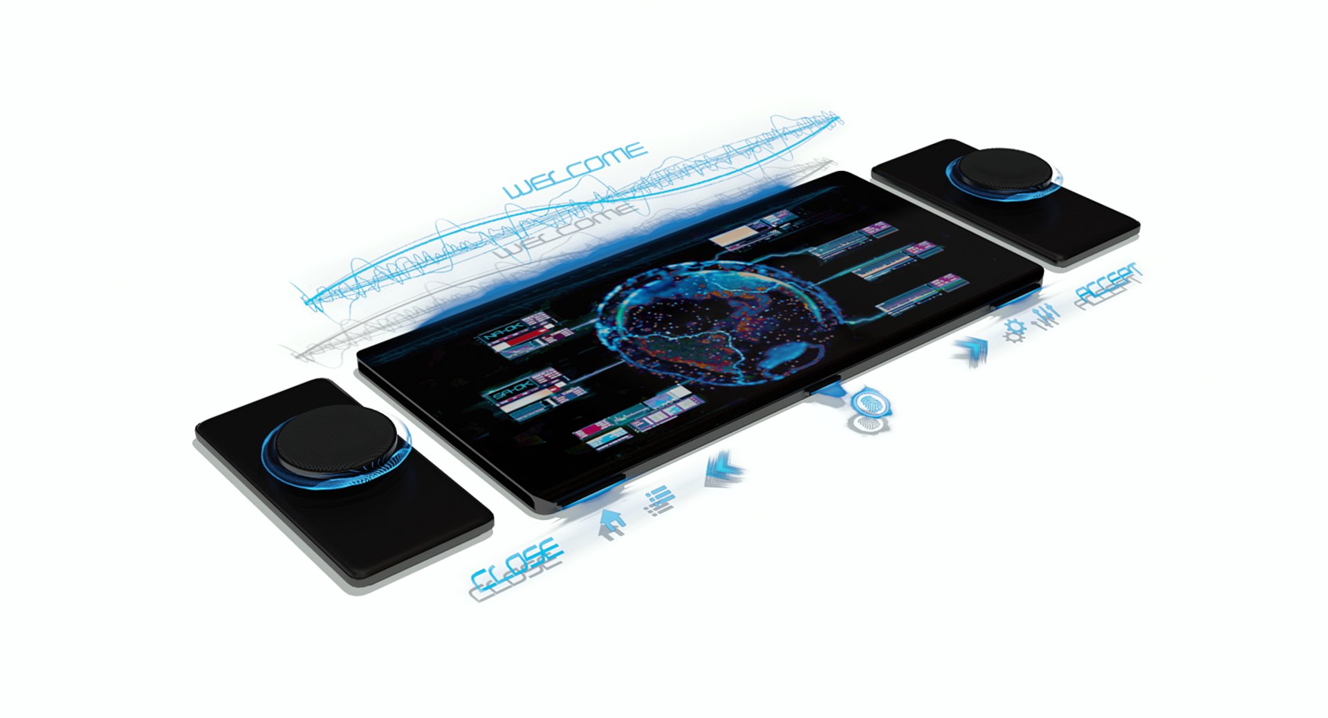 Futuristic Computer Concept Model - TurboSquid 1398470