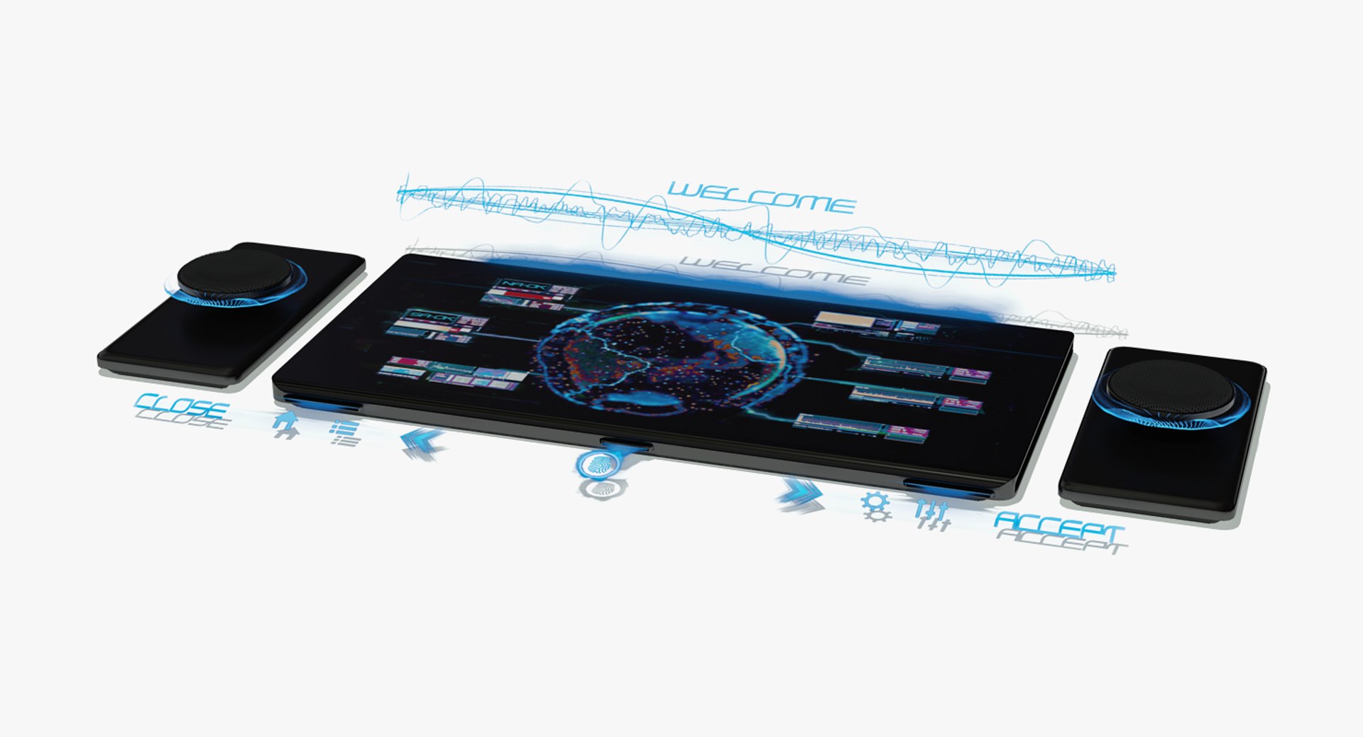 Futuristic Computer Concept Model - TurboSquid 1398470