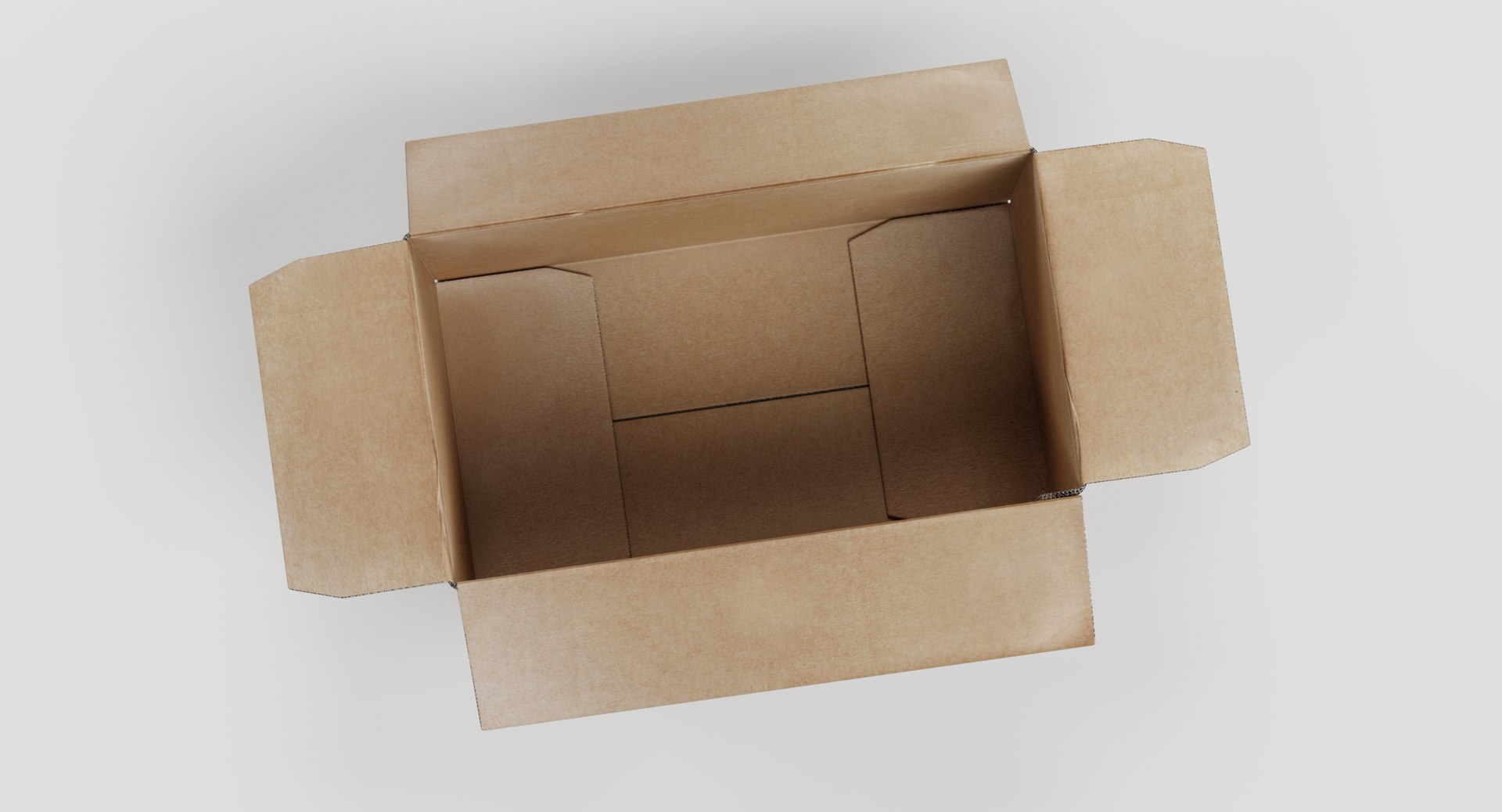 3D Cardboard Box 1 Model - TurboSquid 1241388