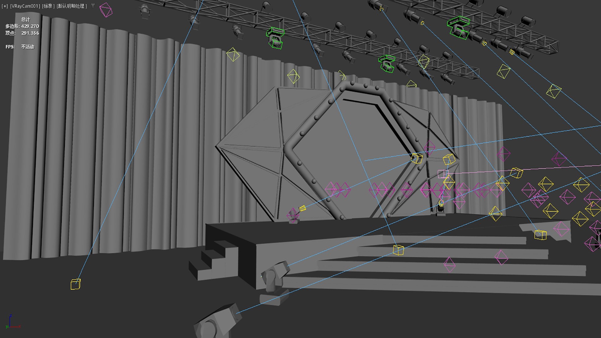 3D Model Stage Truss Meeting Hall Wedding Show Concert Stage Design ...