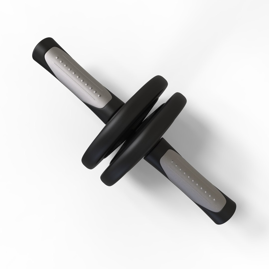 3d Model Double Rollers Exercices Training
