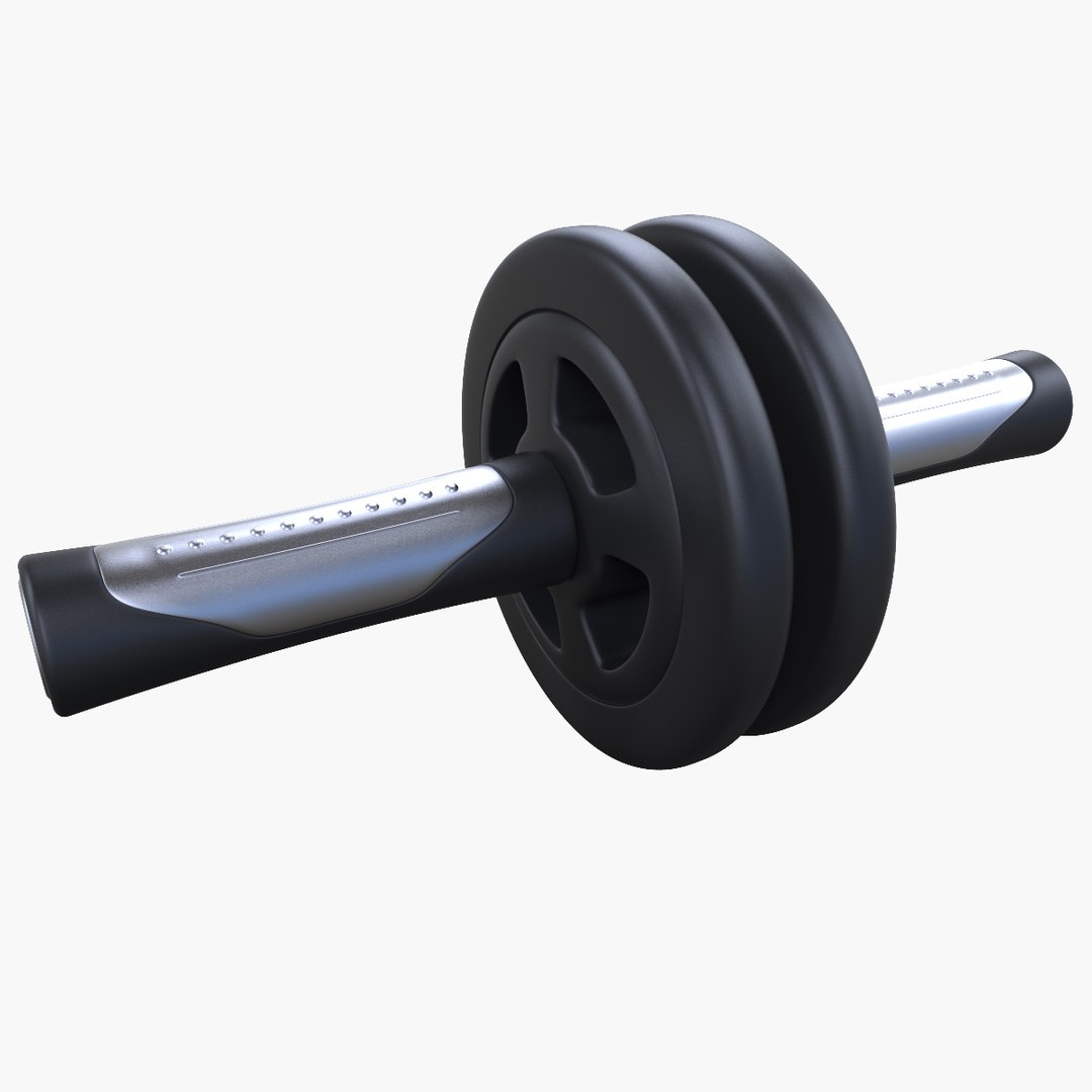 3d Model Double Rollers Exercices Training