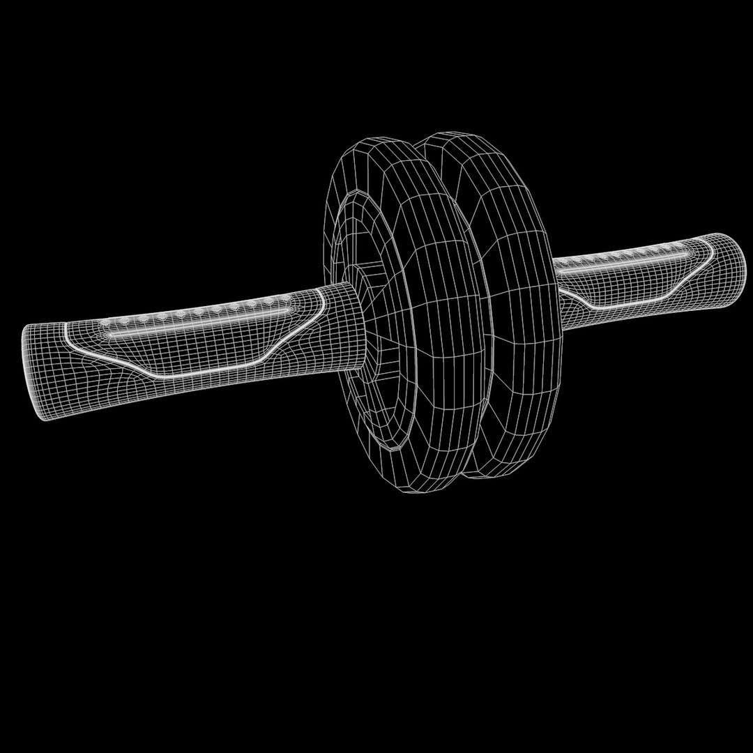 3d Model Double Rollers Exercices Training