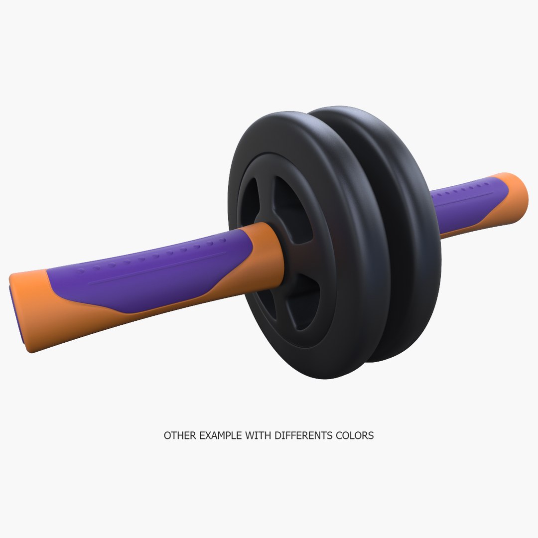 3d Model Double Rollers Exercices Training