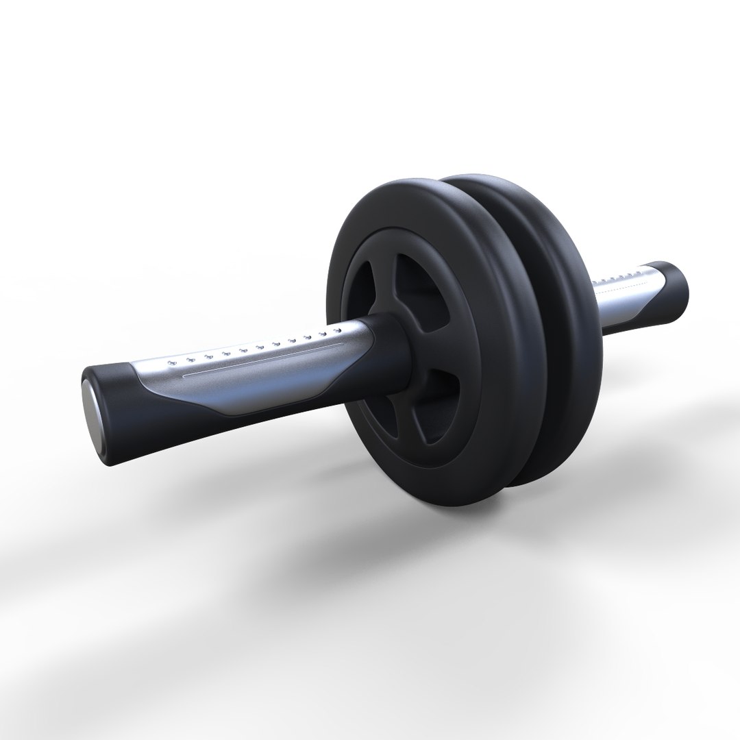 3d Model Double Rollers Exercices Training